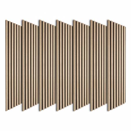 Tete de lit 160 - Panneau tasseau bois vertical H.120 | Decoon